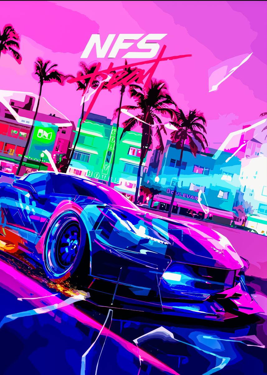 'Need For Speed' Poster, picture, metal print, paint by Felix Herbert ...