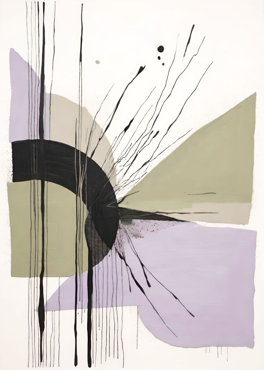 'Vibrant Abstract Art' Poster, picture, metal print, paint by ...