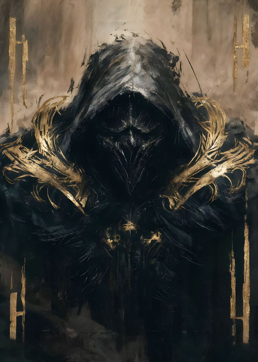 'Nightshade Warrior' Poster, picture, metal print, paint by Lukasz ...