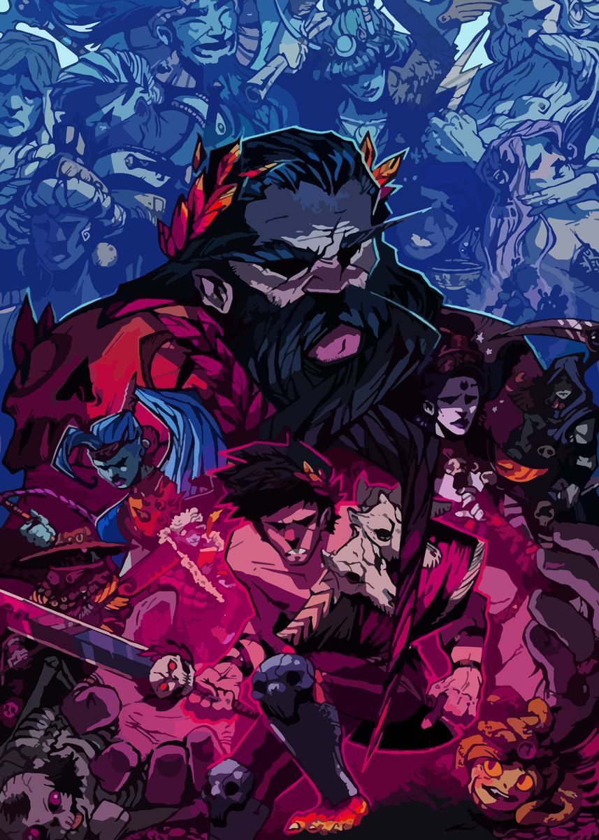 'Hades' Poster, picture, metal print, paint by HopeBleesed | Displate