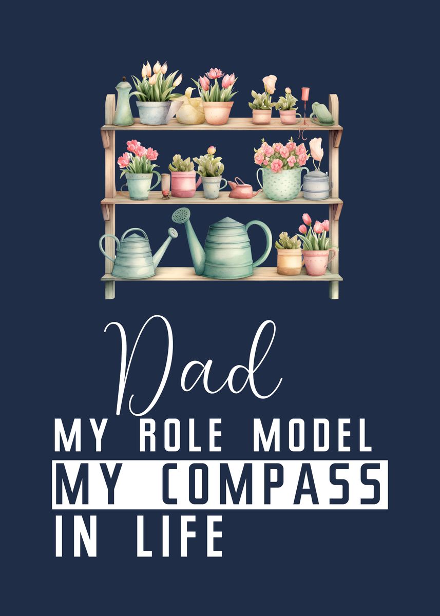 'My role model' Poster, picture, metal print, paint by Juliana RW ...