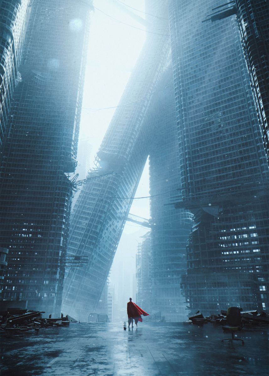 'Downfall' Poster, picture, metal print, paint by Lazaro | Displate