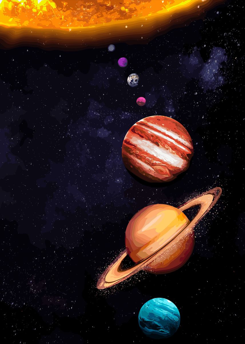 'The Universe' Poster, picture, metal print, paint by Firgiant ...