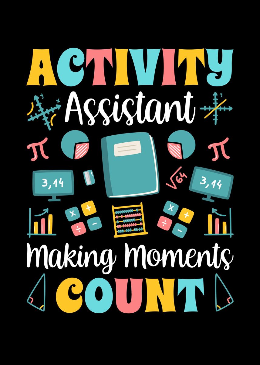 'Activity Assistant Making' Poster, picture, metal print, paint by ...
