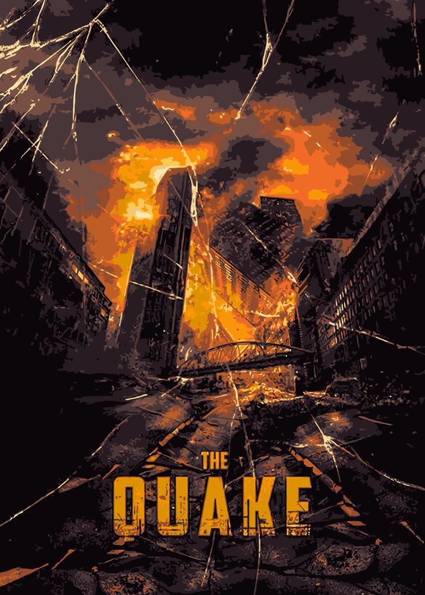 'The Quake' Poster, picture, metal print, paint by KAL LAKAD MATATANG ...