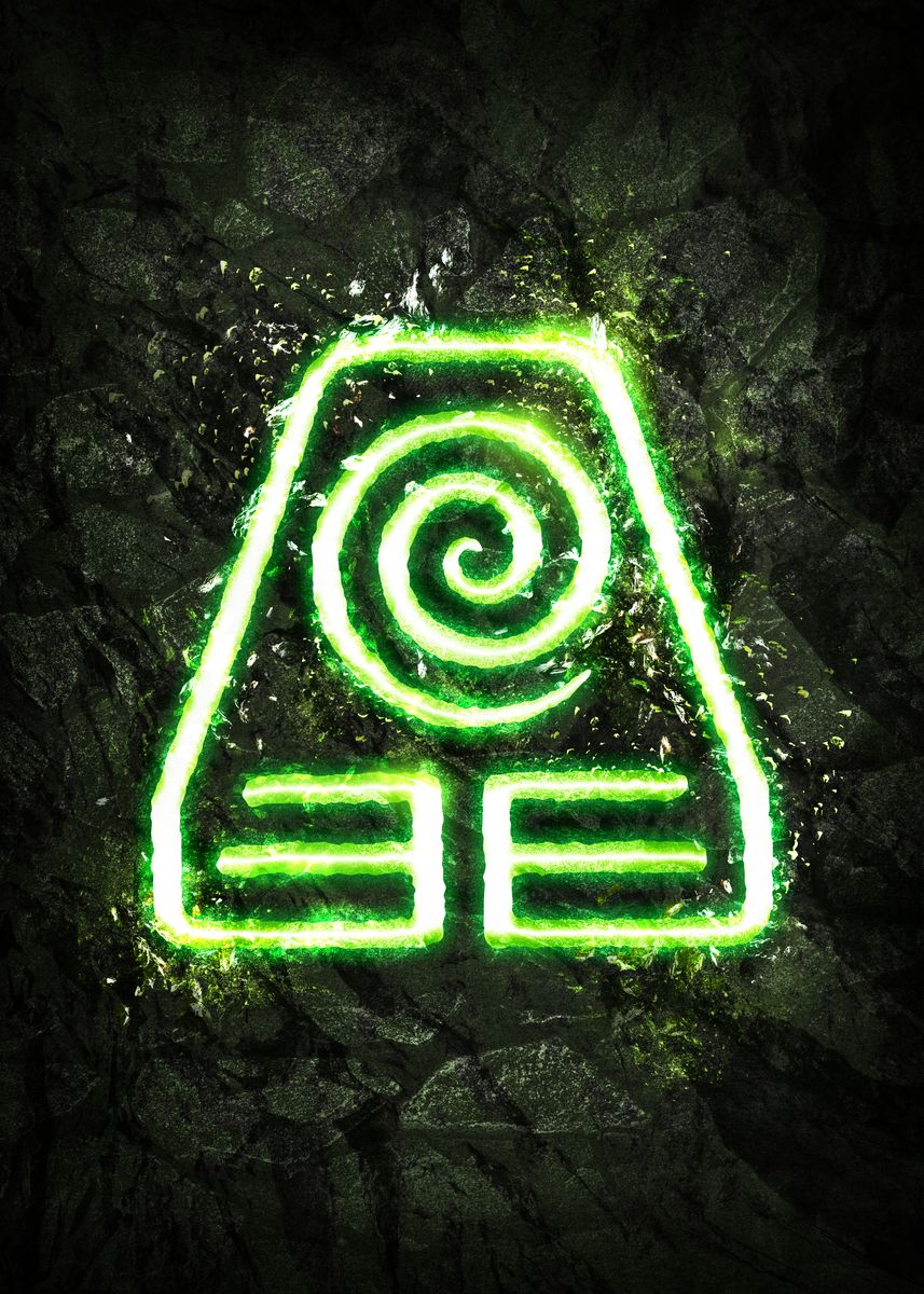 'Earth Symbol' Poster, picture, metal print, paint by Avatar: The Last ...