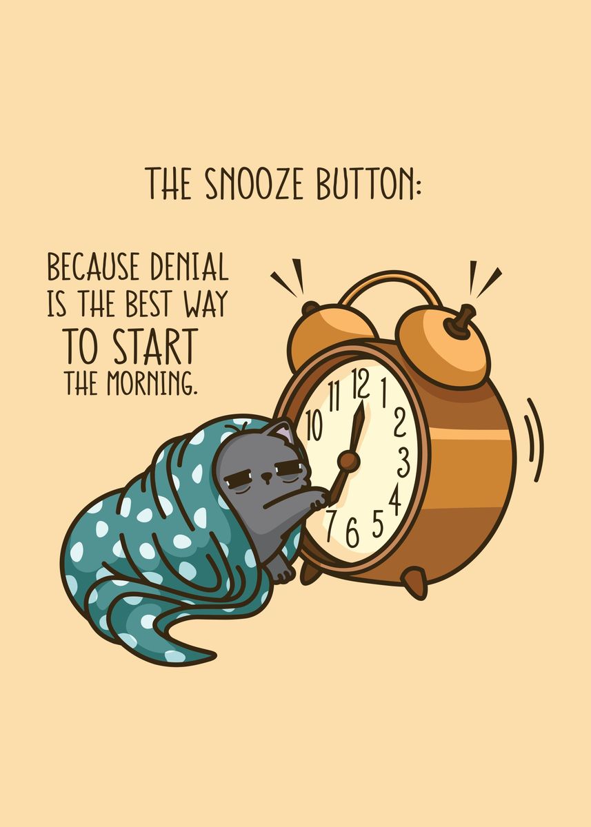 'I need sleep' Poster, picture, metal print, paint by JW Poster | Displate