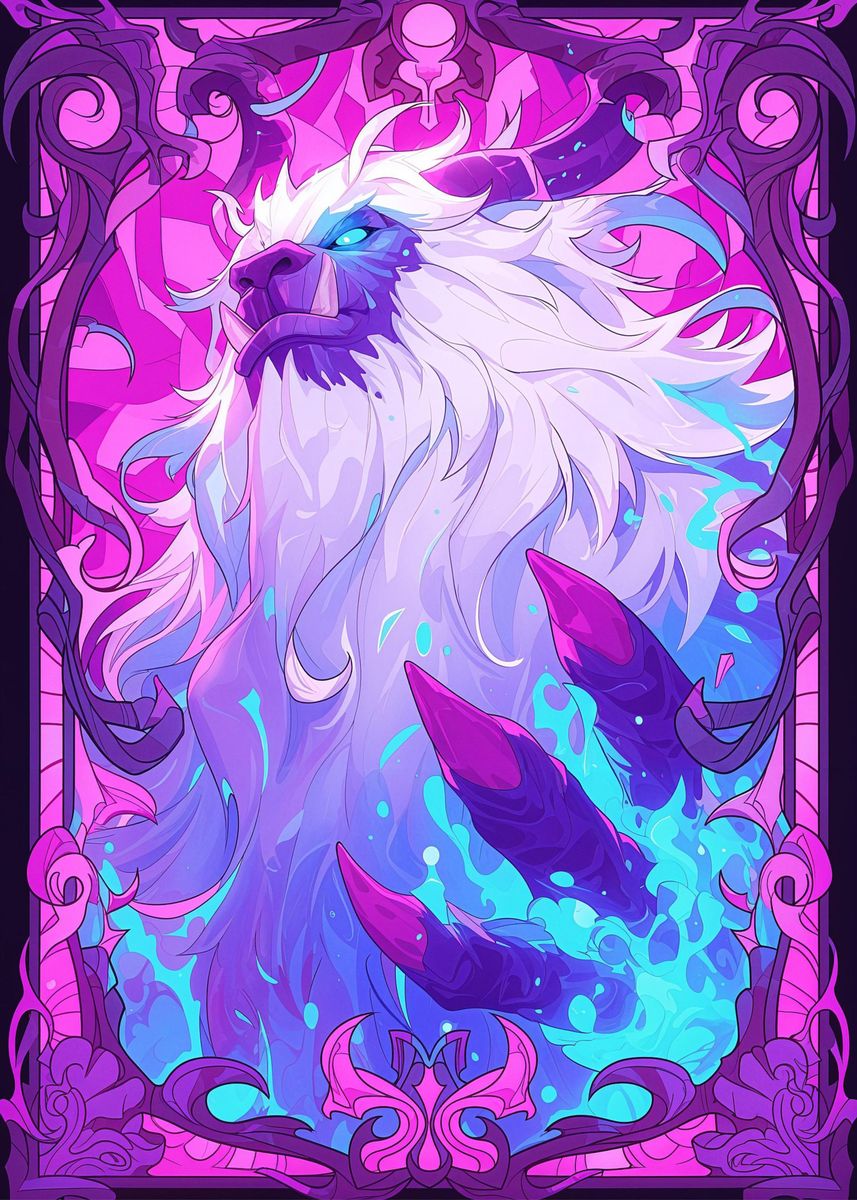 'Bigfoot Magic Card' Poster, picture, metal print, paint by SuperNova ...