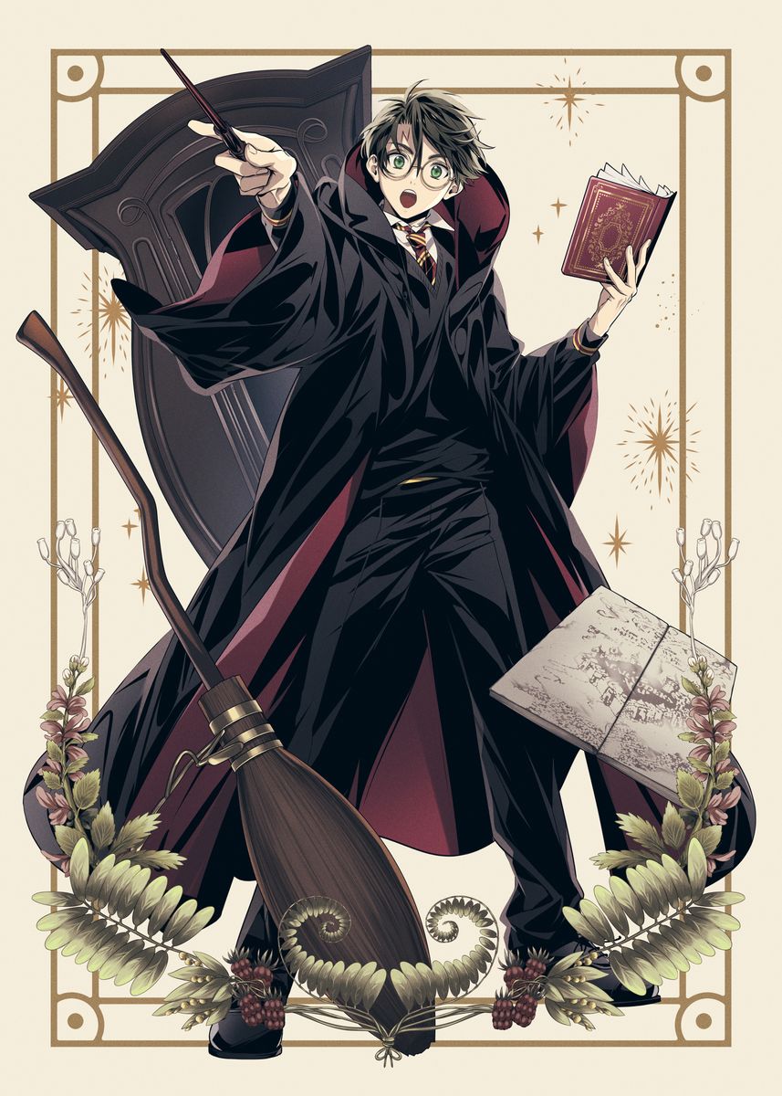 'Potter Spells' Poster, picture, metal print, paint by Wizarding World ...