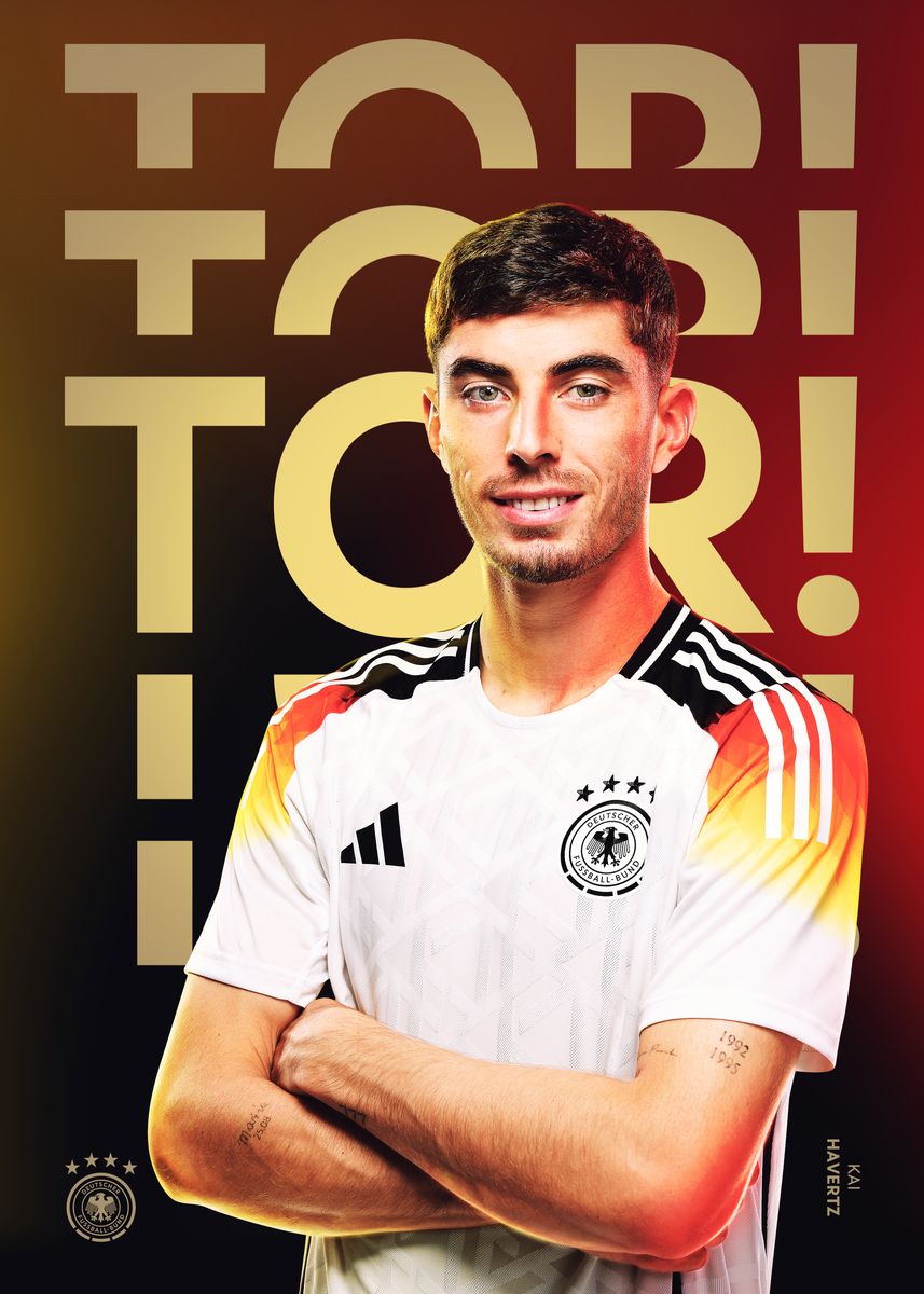 'Havertz' Poster, picture, metal print, paint by DFB | Displate