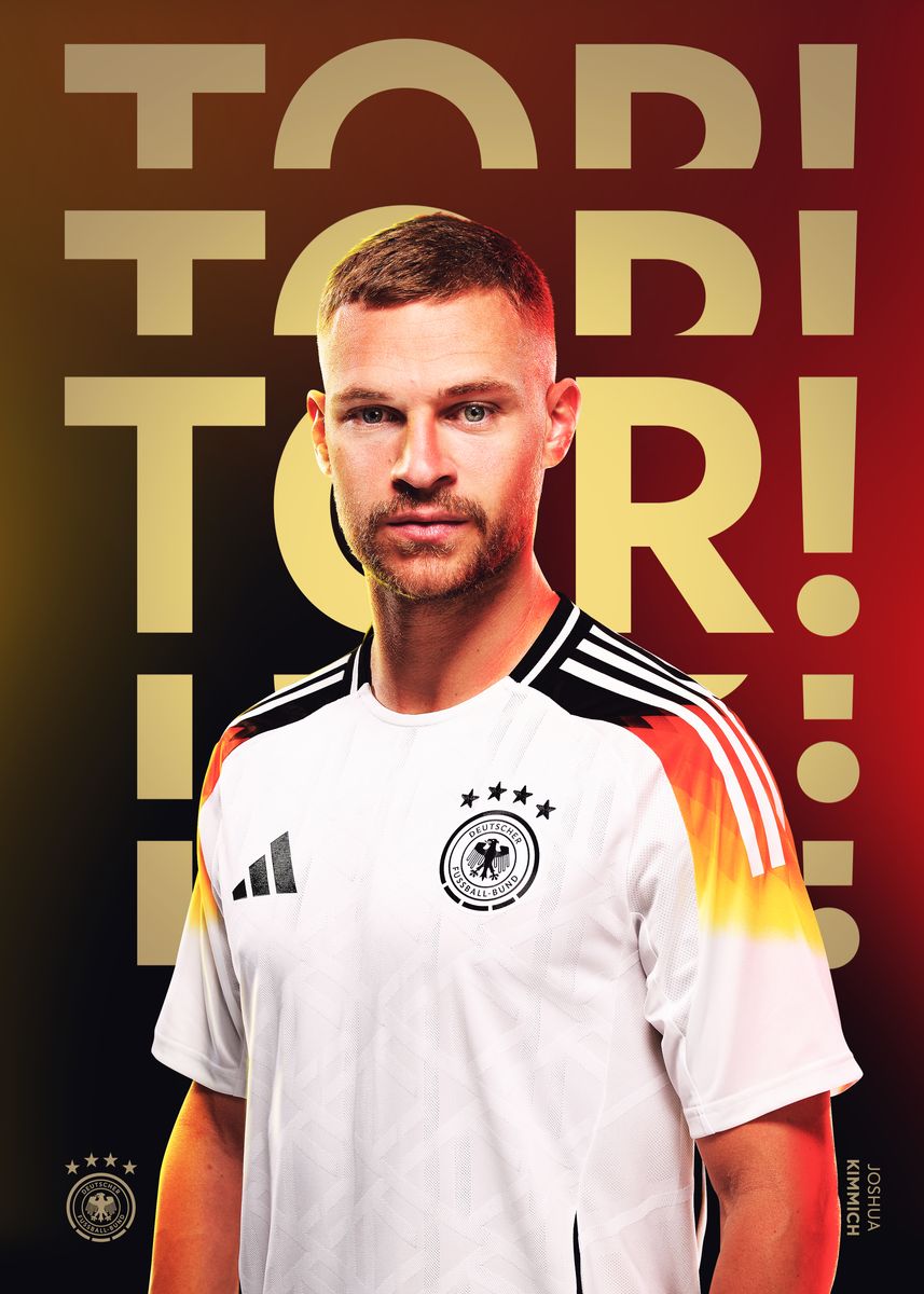 'Kimmich' Poster, picture, metal print, paint by DFB | Displate