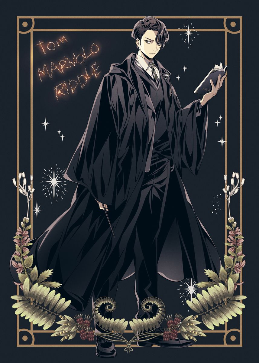 'Tom Marvolo Riddle' Poster, picture, metal print, paint by Wizarding ...