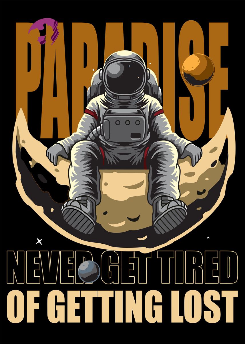 'Space Paradise' Poster, picture, metal print, paint by Magnum Attack ...