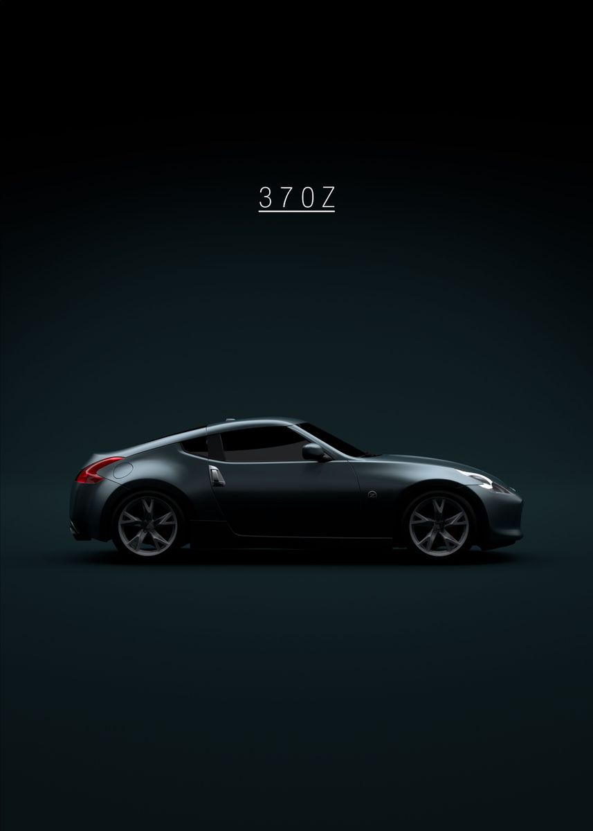 '2010 Nissan 370Z Z34' Poster, picture, metal print, paint by 21 MXM ...