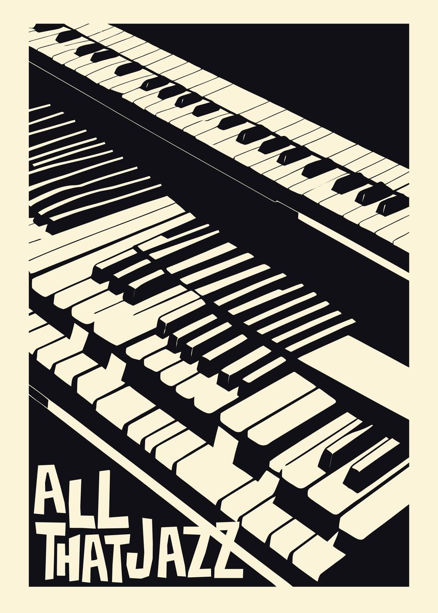 'All That Jazz Poster' Poster, picture, metal print, paint by ...