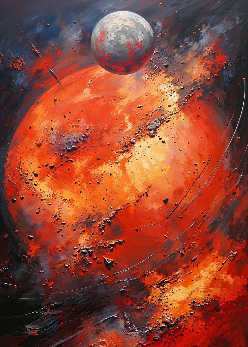 'Starbase Three' Poster, picture, metal print, paint by Duty Bound ...