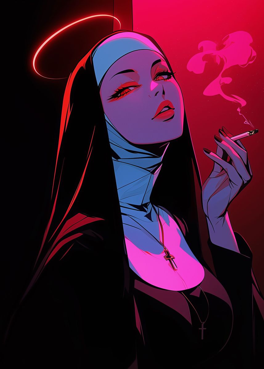 'IDGAF' Poster, picture, metal print, paint by Melancholy Machinations ...