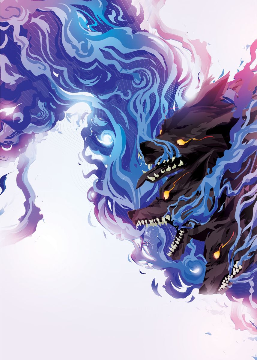 'Cerberus' Poster, picture, metal print, paint by Chasing Artwork ...