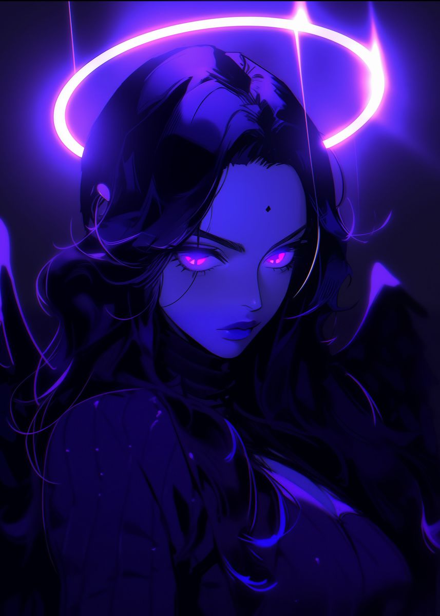 'Purple Heaven' Poster, picture, metal print, paint by Melancholy ...