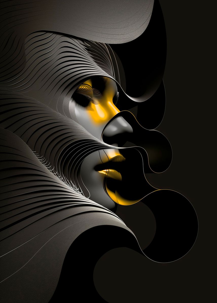 'Ethereal Resonance' Poster, picture, metal print, paint by Nicholas VK ...