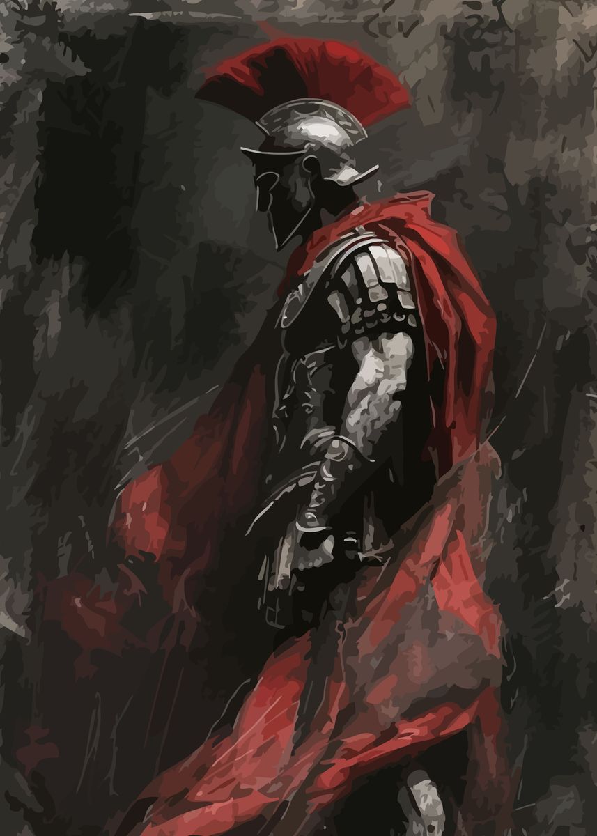 'SPARTAN 300' Poster, picture, metal print, paint by satya art | Displate