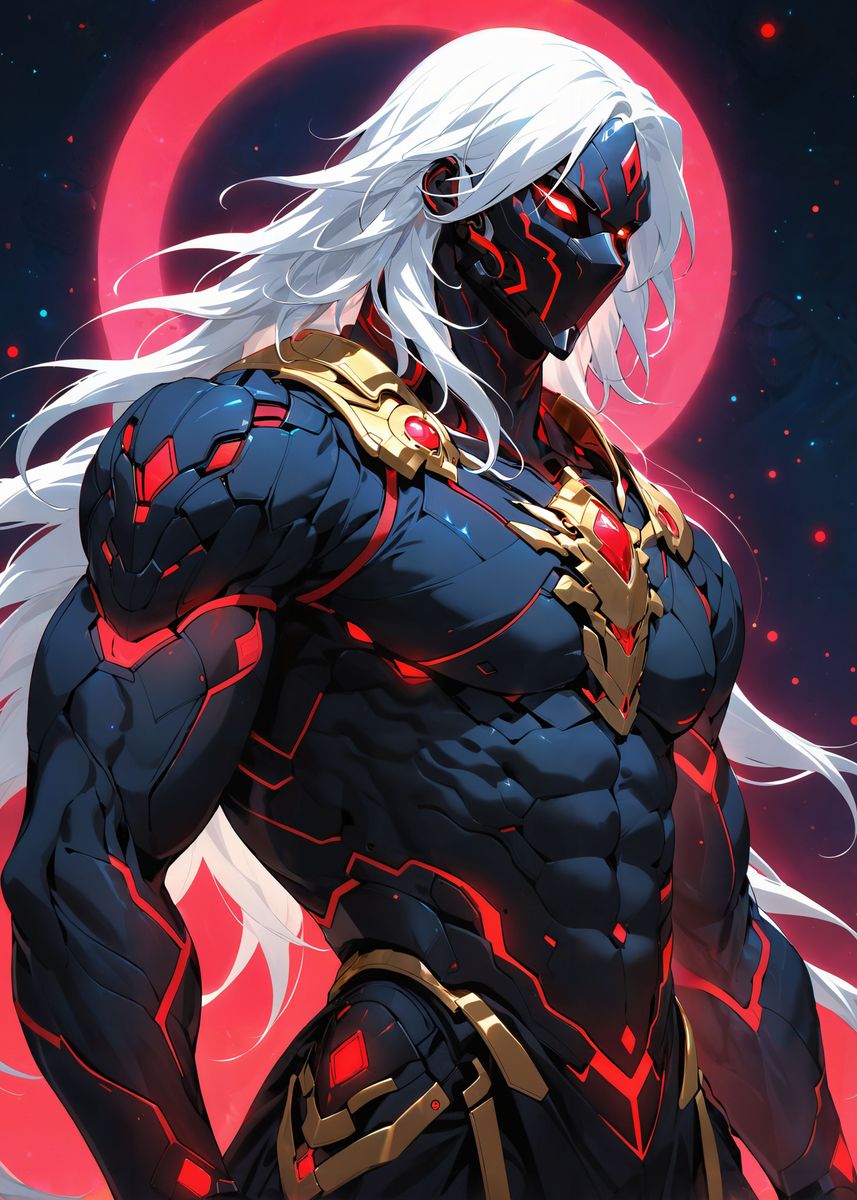 'red knight' Poster, picture, metal print, paint by aigoar | Displate