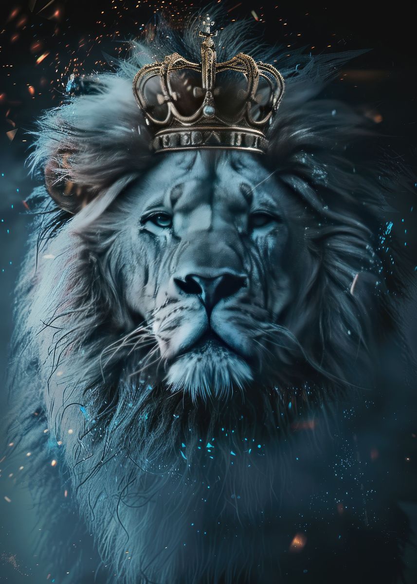 'The King Of The Jungle' Poster, picture, metal print, paint by Senja ...