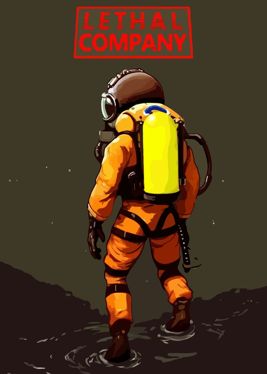 'Lethal Company' Poster, picture, metal print, paint by Cicilion Loui ...