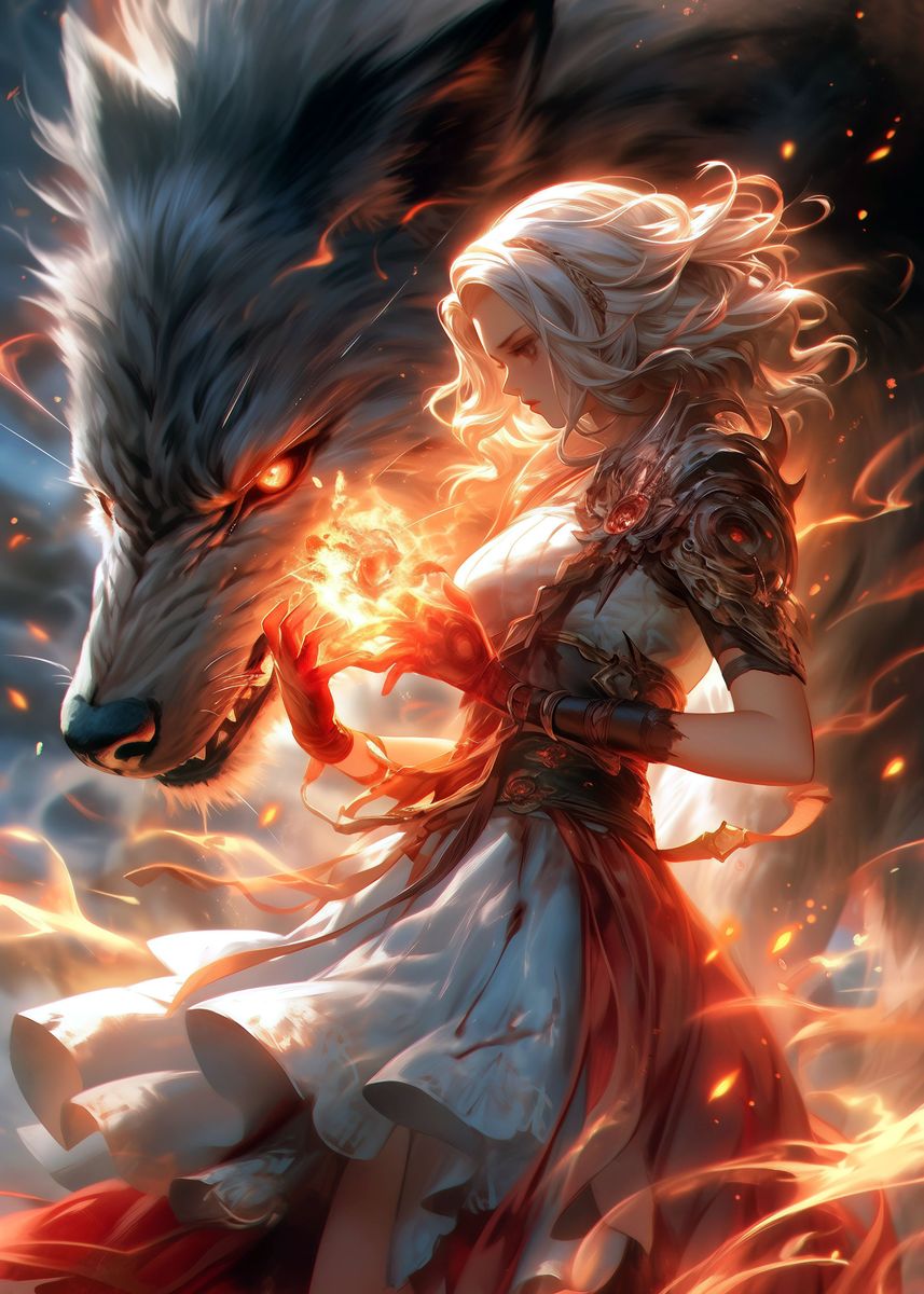 'Monster Slayer' Poster, picture, metal print, paint by Whimsical ...