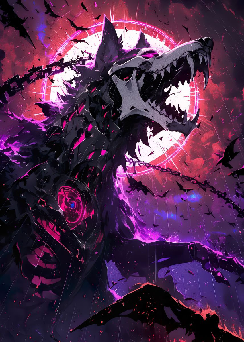 'The Lord of Wolves' Poster, picture, metal print, paint by ...