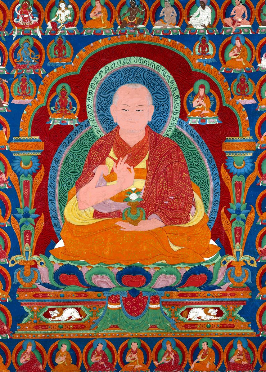 'Lama Mawai Buddhist Art' Poster, picture, metal print, paint by ...