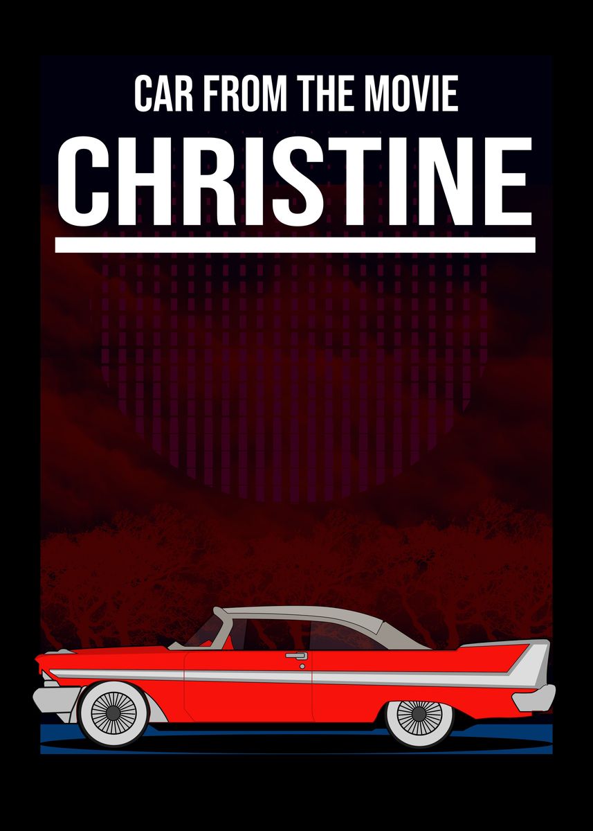'car of christine' Poster, picture, metal print, paint by geeks holic ...