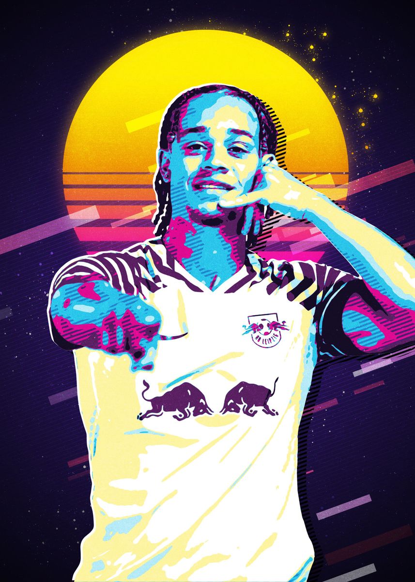 'Xavi Simons' Poster, picture, metal print, paint by Tran Duc Hieu ...