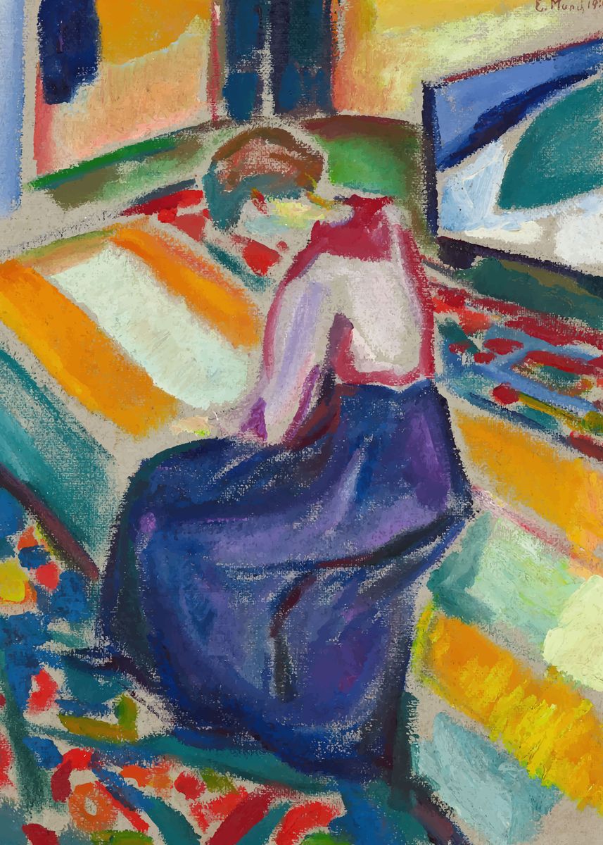 'Edward Munch' Poster, picture, metal print, paint by ArtGallery | Displate