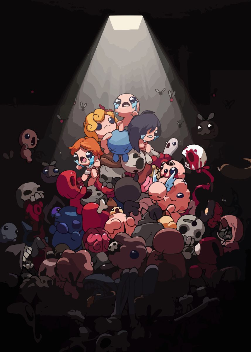 'The Binding Of Isaac Game' Poster, picture, metal print, paint by ...