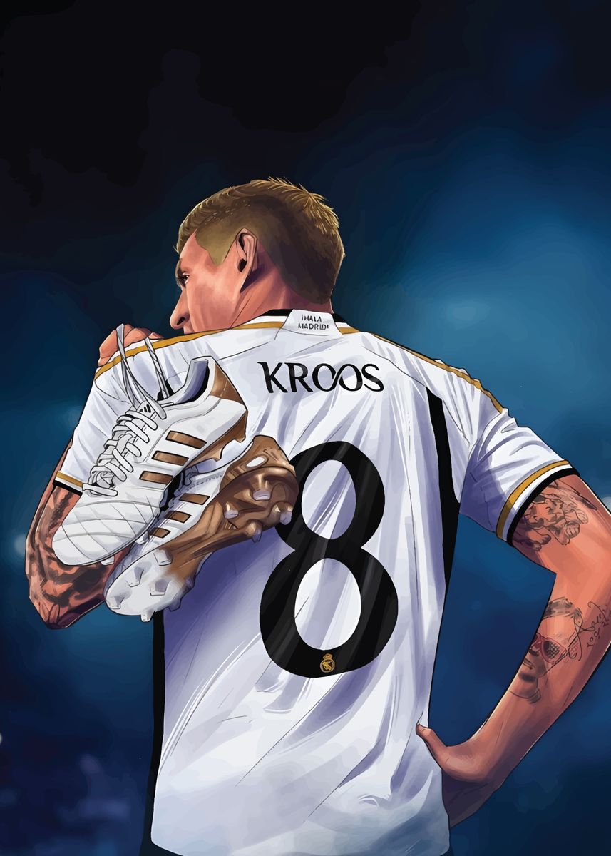 'Goodbye Toni Kroos' Poster, picture, metal print, paint by ART JOY ...