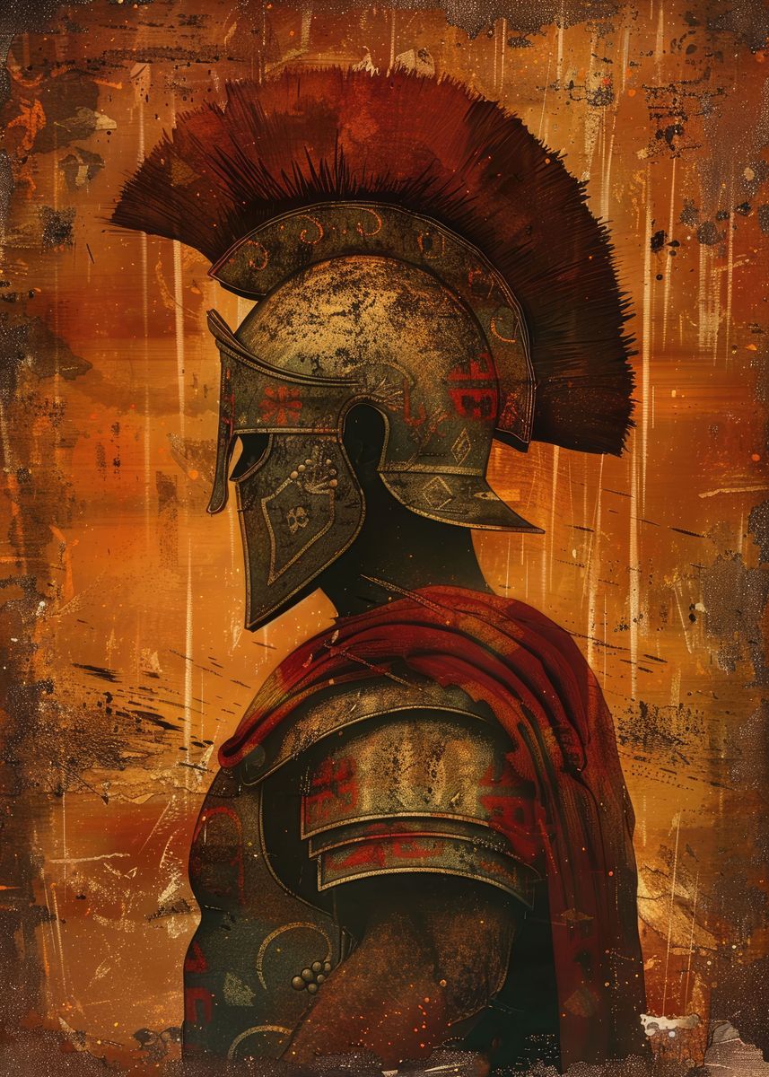'Roman Centurions Resolve' Poster, picture, metal print, paint by Mezma ...