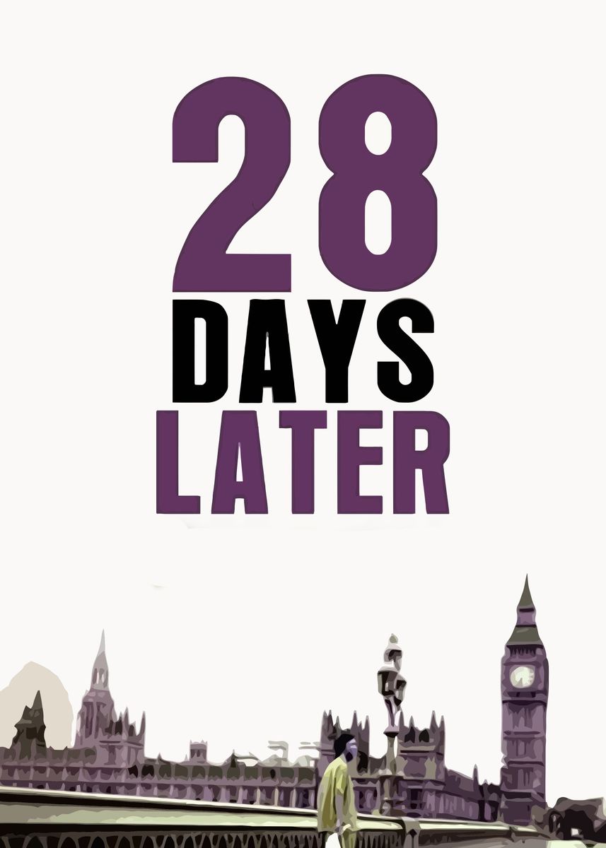 '28 Days' Poster, picture, metal print, paint by Megane tortune | Displate