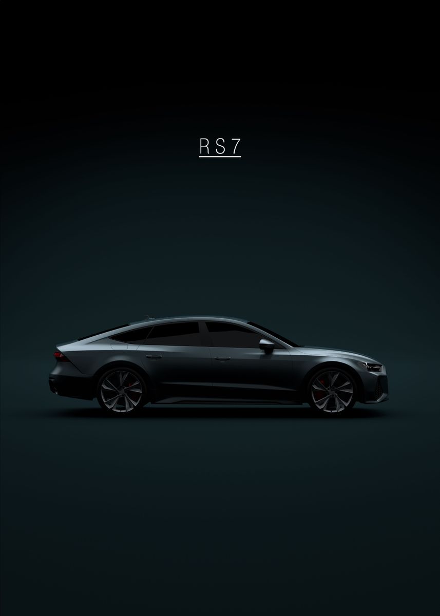 'Audi RS7 Sportback 2020' Poster, picture, metal print, paint by 21 MXM ...