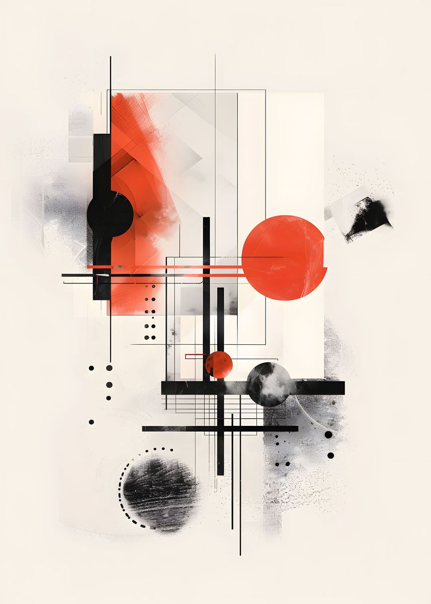 'Abstract Expressionism' Poster, picture, metal print, paint by Poster ...