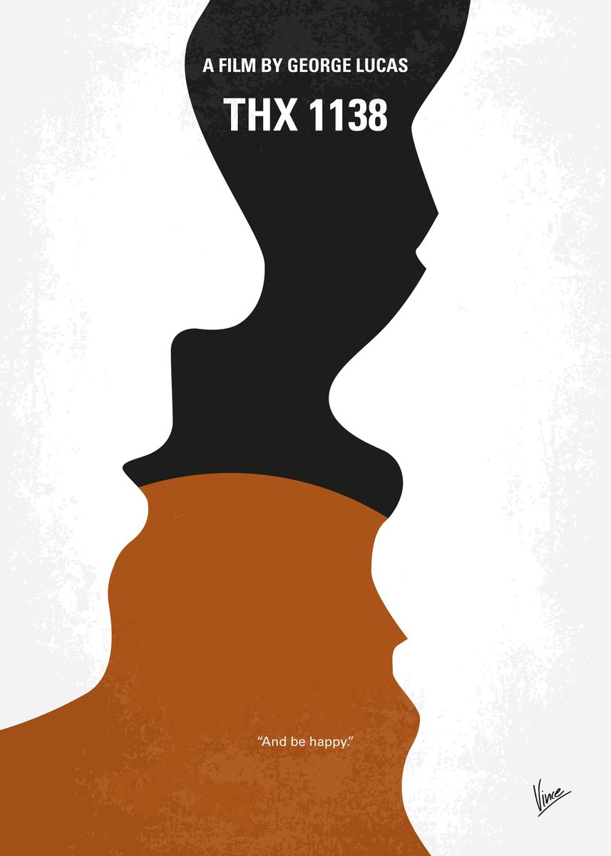 'No1442 THX 1138' Poster, picture, metal print, paint by Chungkong Art ...