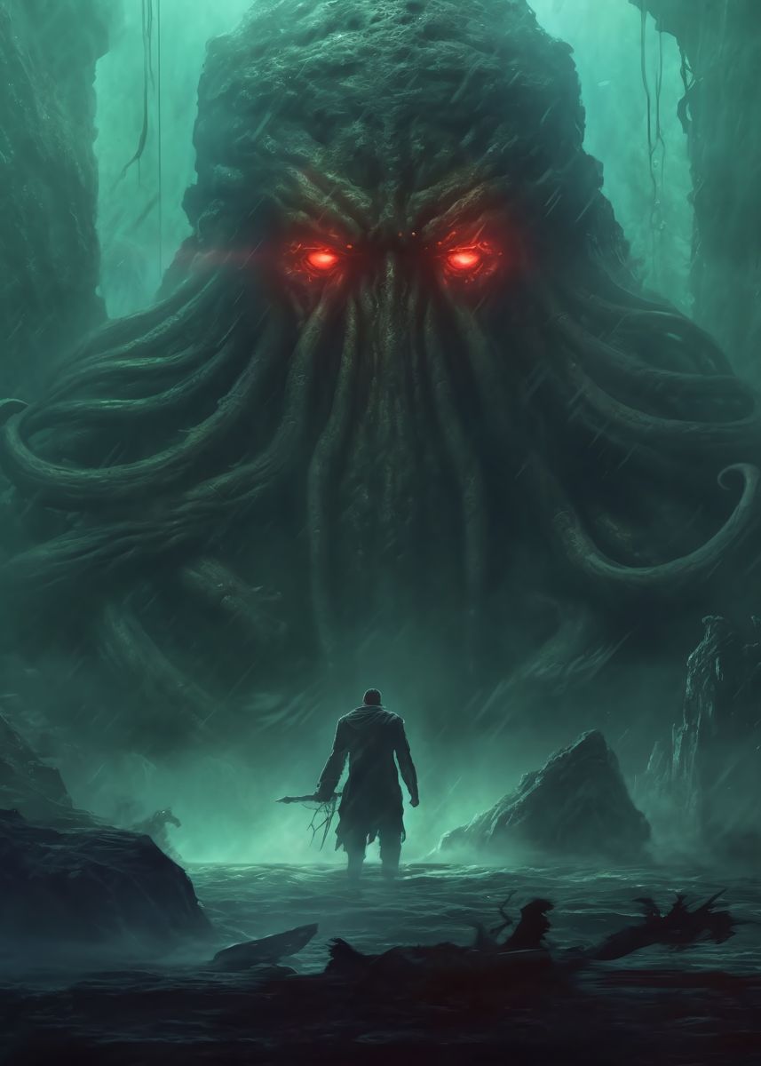 'Cthulhu' Poster, picture, metal print, paint by Conceptual Photography ...