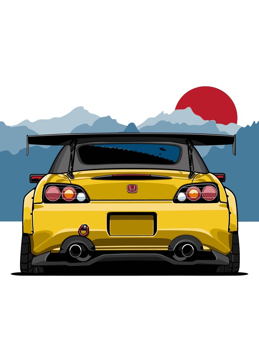 'Honda S2000' Poster, picture, metal print, paint by Conceptual ...