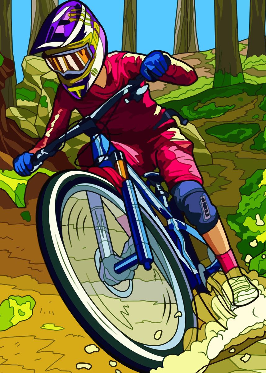 'Bike Week' Poster, picture, metal print, paint by GeGeGe 11 | Displate