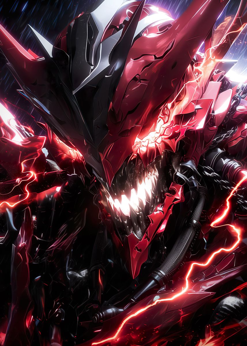 'Metallic Demon Lord' Poster, picture, metal print, paint by ...