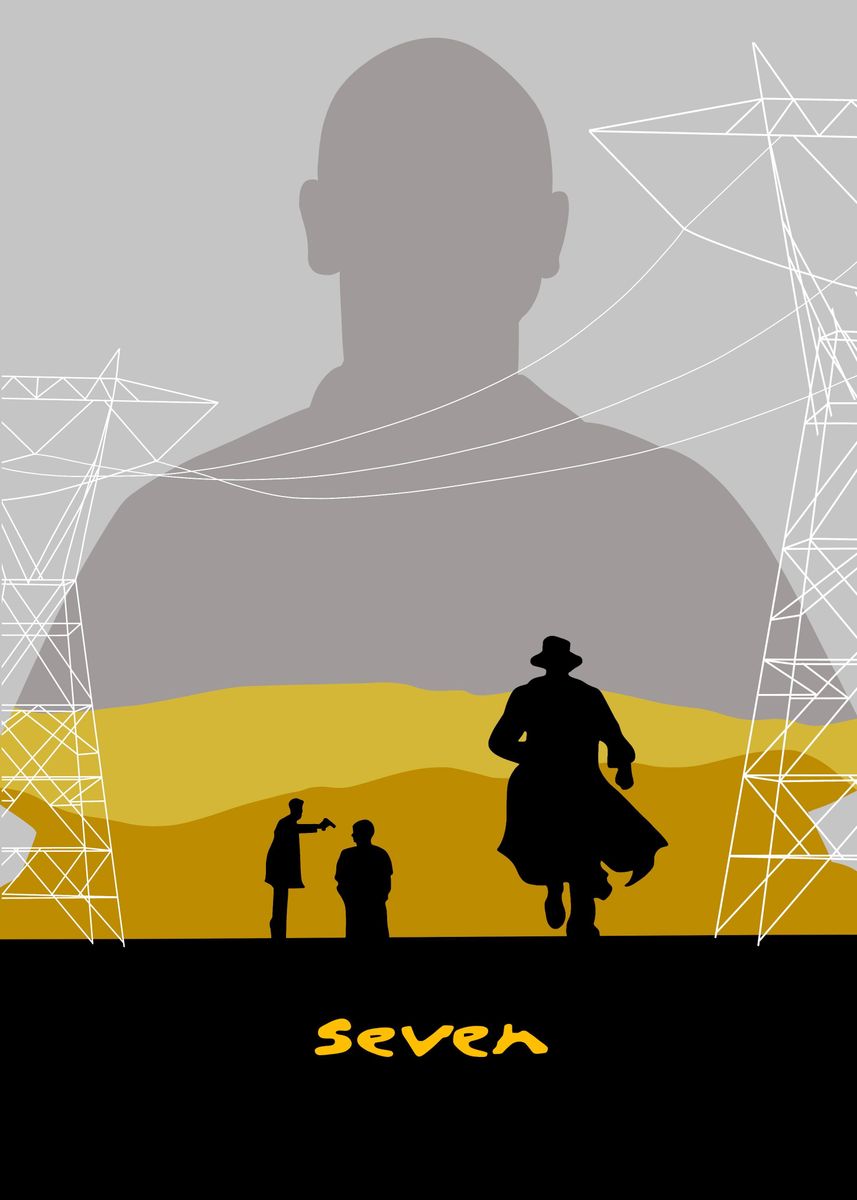 'Seven' Poster, picture, metal print, paint by fay list.art | Displate