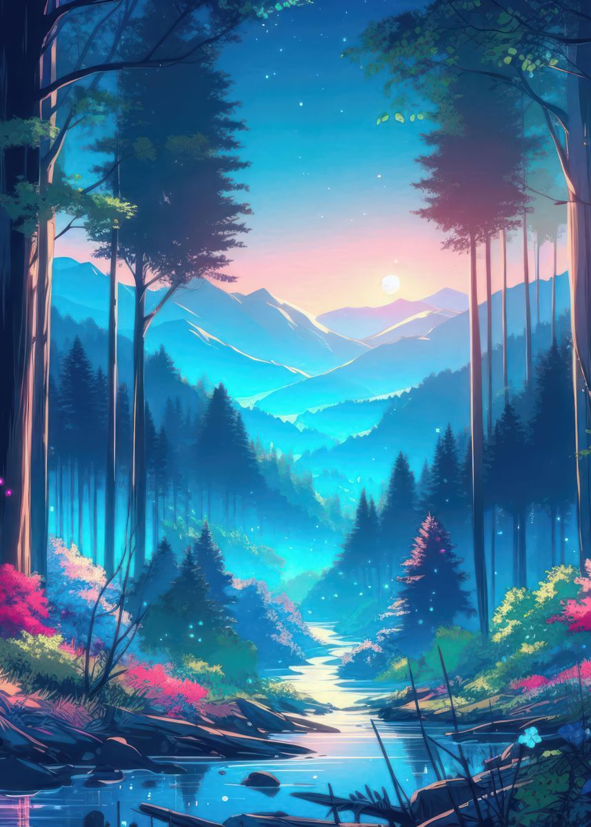 'Nature Popart V5' Poster, picture, metal print, paint by Art ...