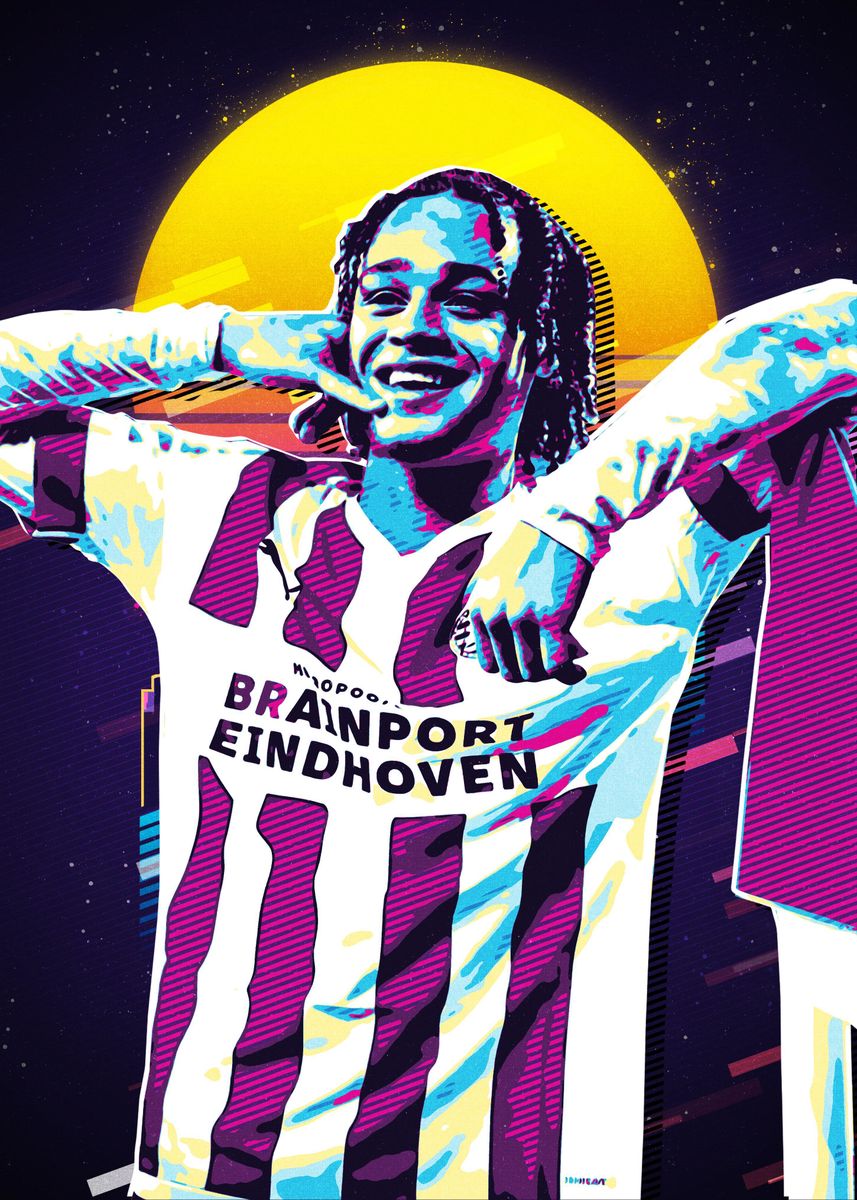 'Xavi Simons' Poster, picture, metal print, paint by Le Duc Hiep | Displate