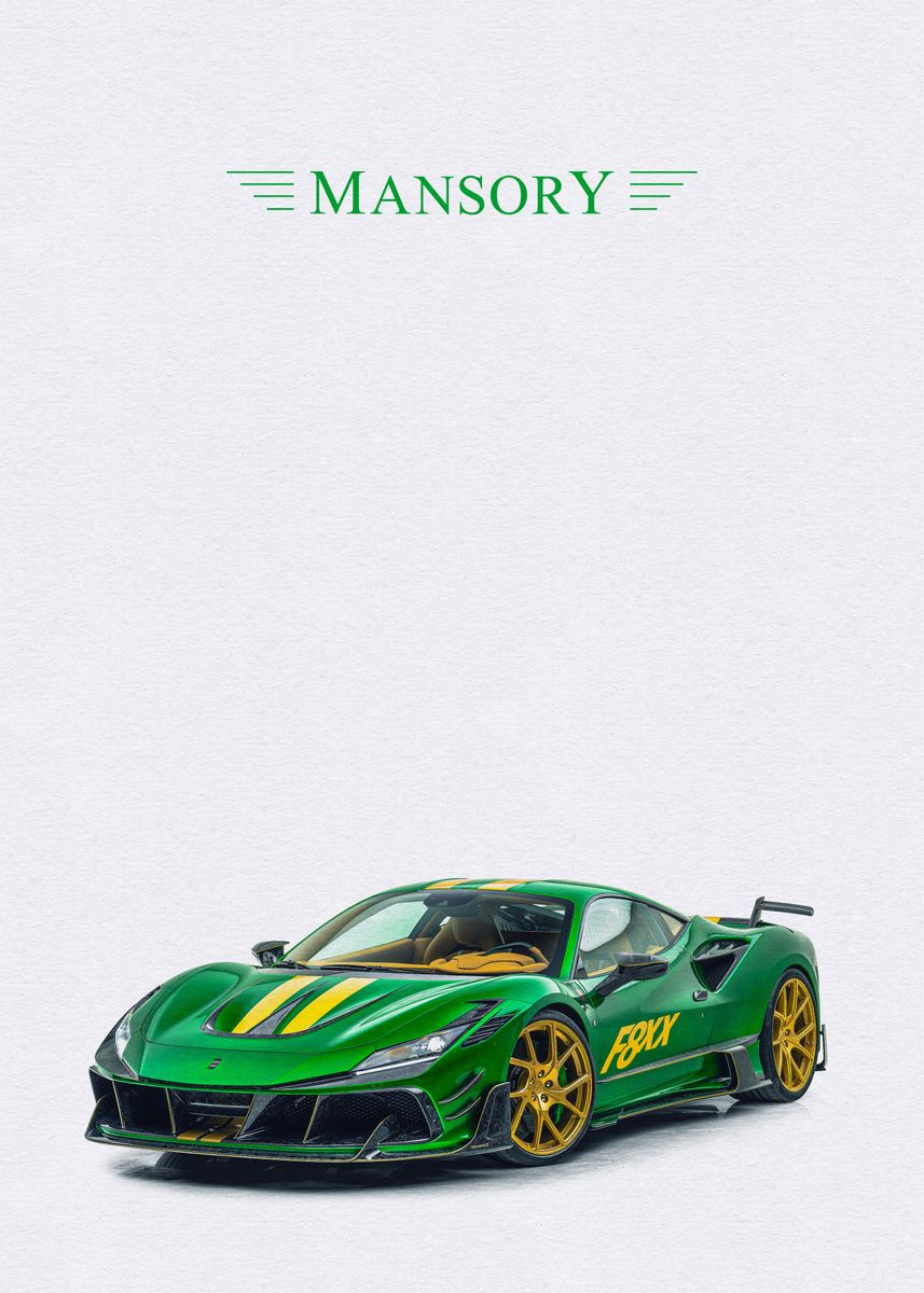 'MANSORY F8XX' Poster, picture, metal print, paint by Lee Rocks | Displate