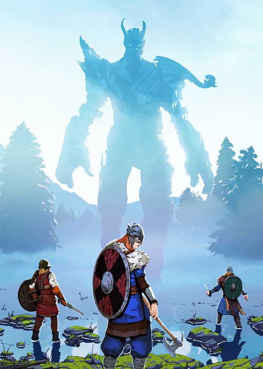 'Tribes of Midgard' Poster, picture, metal print, paint by gepenkz xxx ...